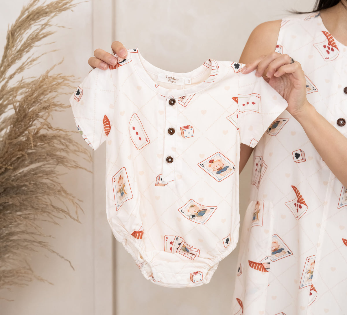Poker Bear Baby Romper in Full Print (Unisex) – Toddley Thoughts-Award ...