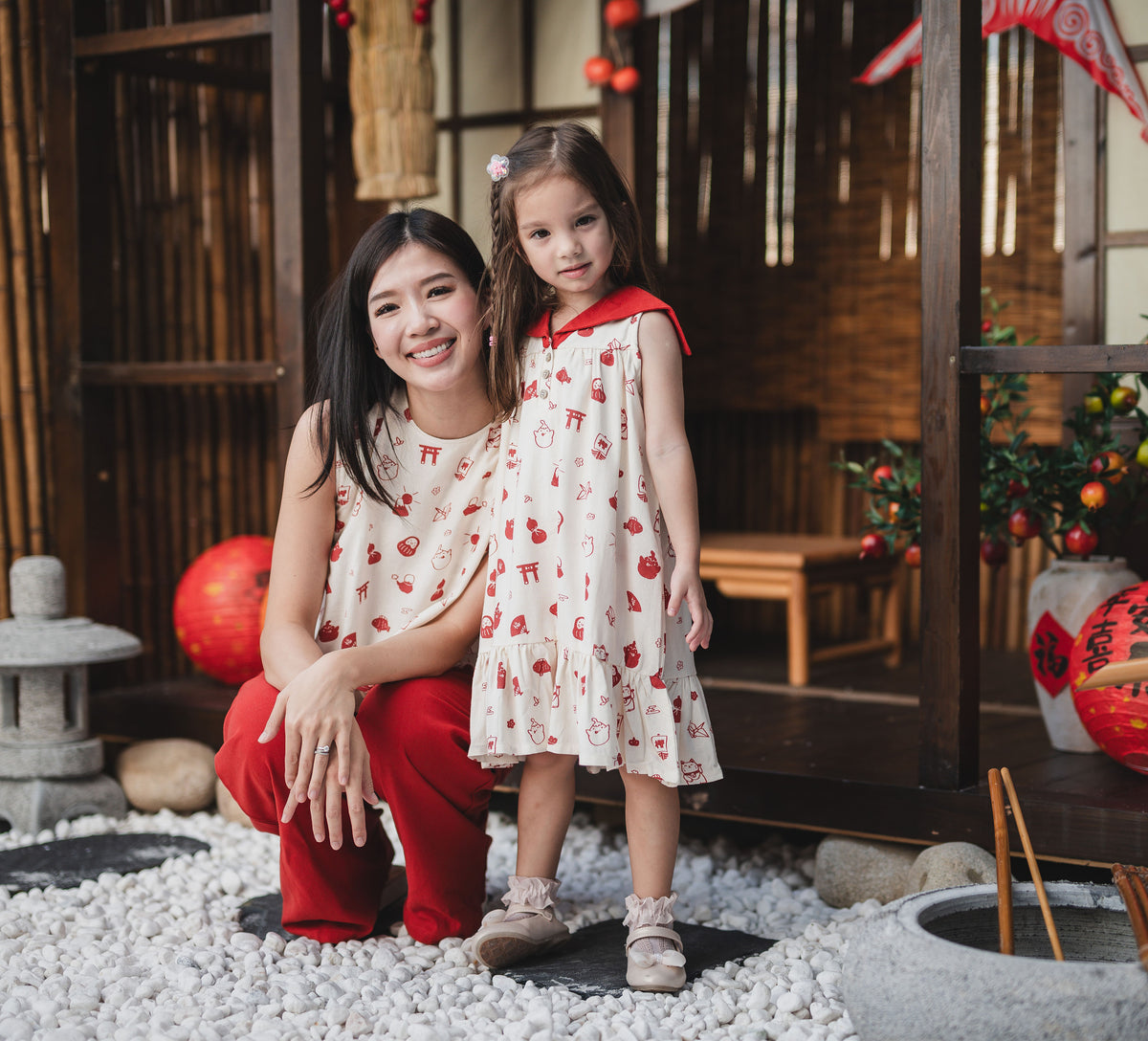椰福Yē Fuku Girl Dress (CNY2025) – Toddley Thoughts-Award Winning Family Tees